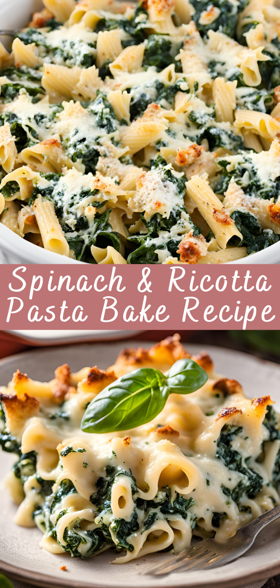 Spinach Ricotta Pasta Bake Recipe Cheff Recipes