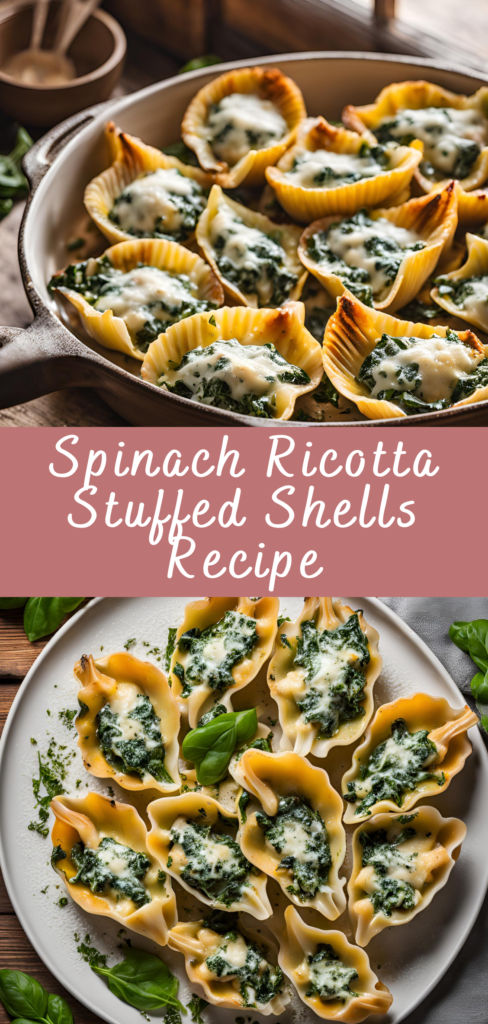 Spinach Ricotta Stuffed Shells Recipe | Cheff Recipes