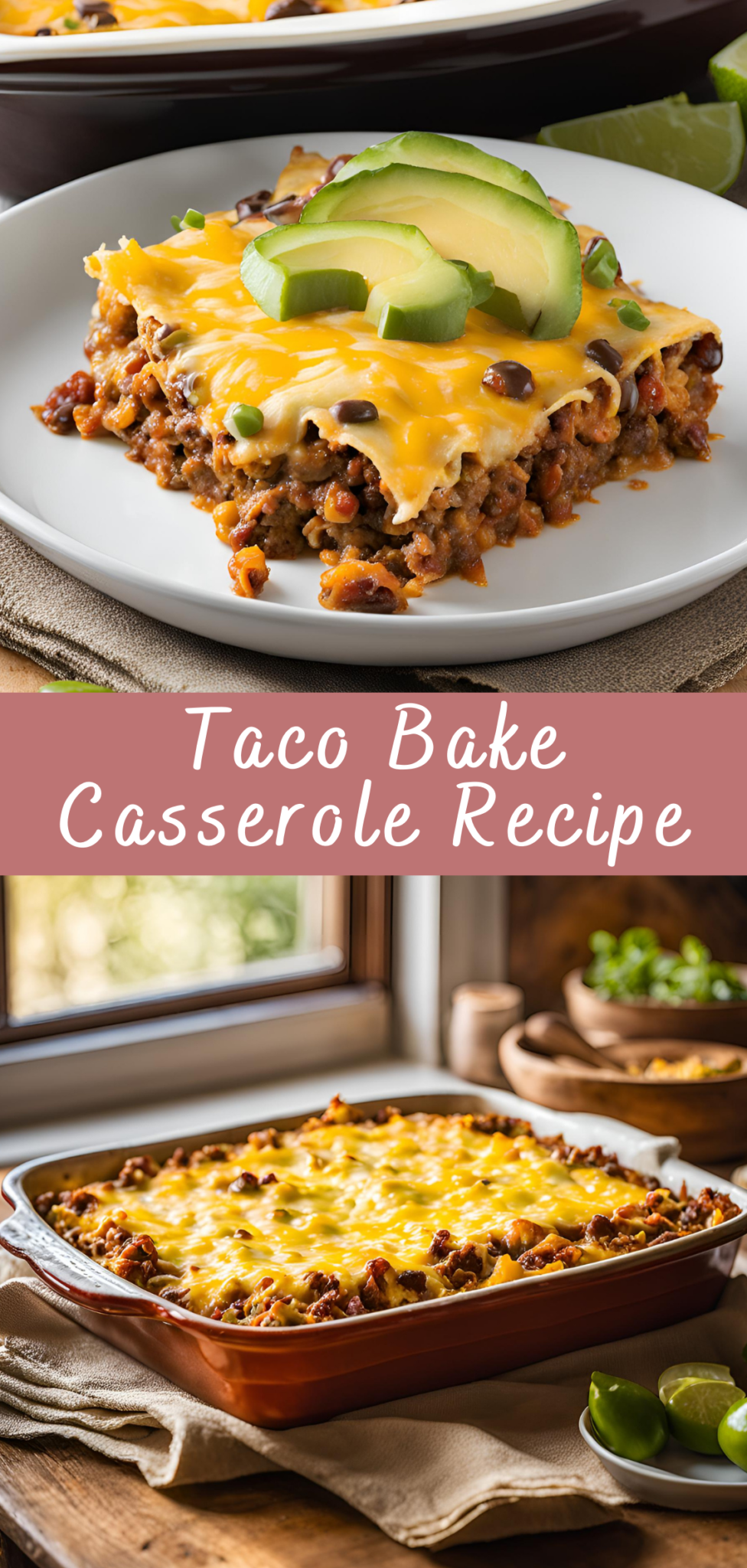 Taco Bake Casserole Recipe | Cheff Recipes