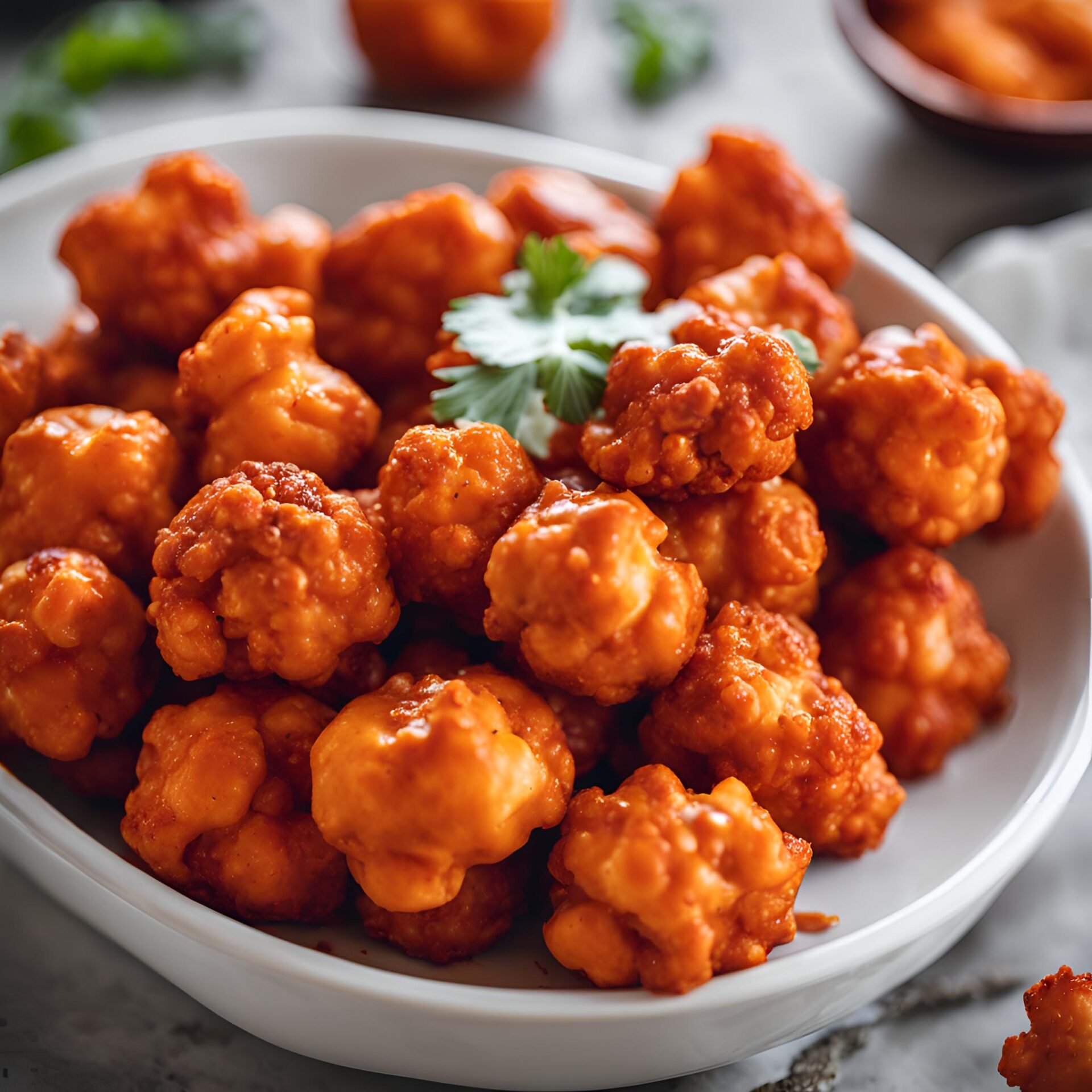 Air Fryer Buffalo Cauliflower Bites Recipe | Cheff Recipes
