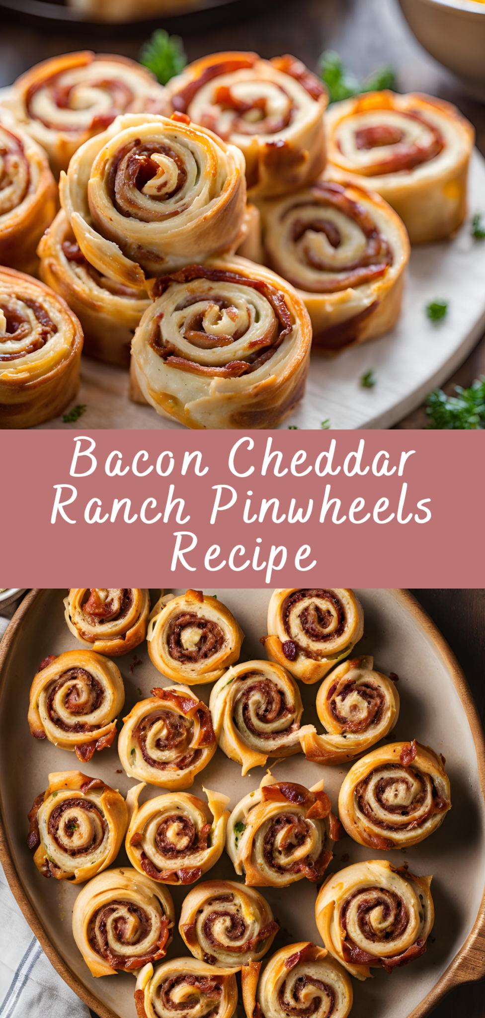 Bacon Cheddar Ranch Pinwheels Recipe | Cheff Recipes