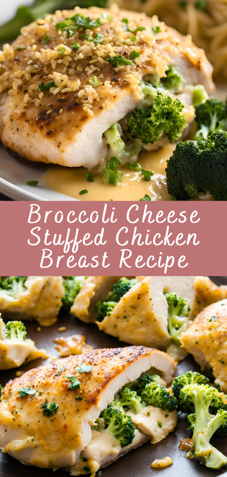Broccoli Cheese Stuffed Chicken Breast Recipe | Cheff Recipes