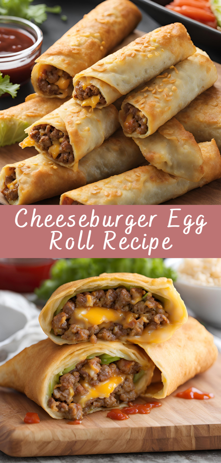 Cheeseburger Egg Roll Recipe Cheff Recipes