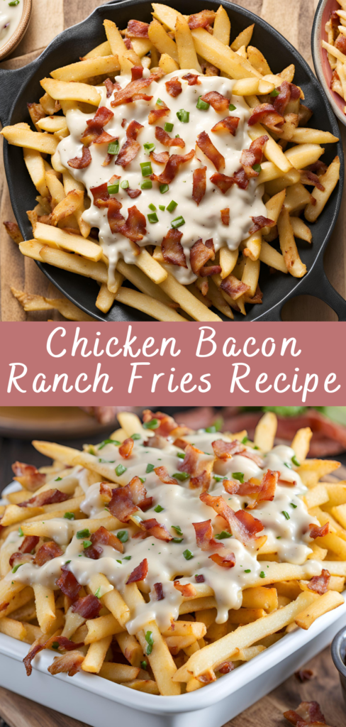 Chicken Bacon Ranch Fries Recipe | Cheff Recipes