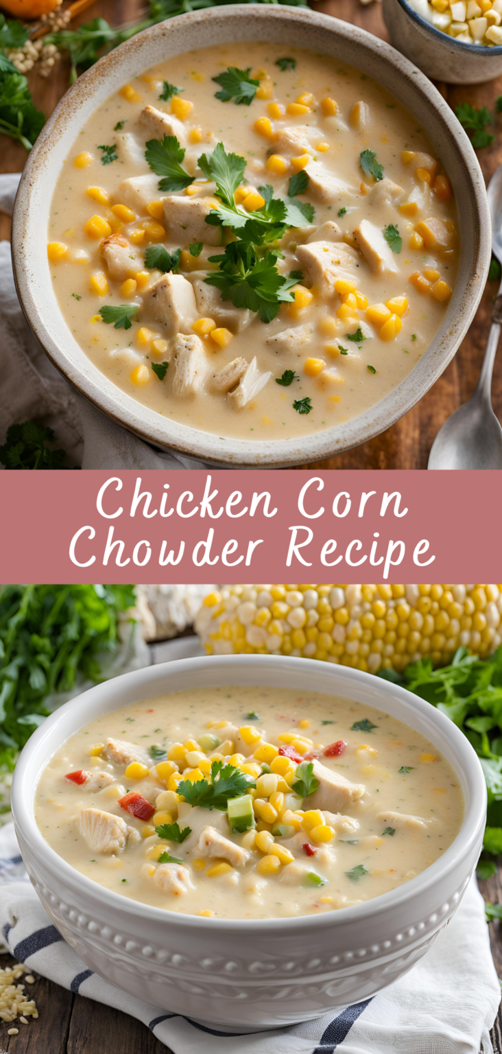 Chicken Corn Chowder Recipe | Cheff Recipes
