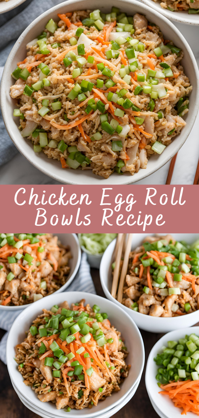 Chicken Egg Roll Bowls Recipe | Cheff Recipes