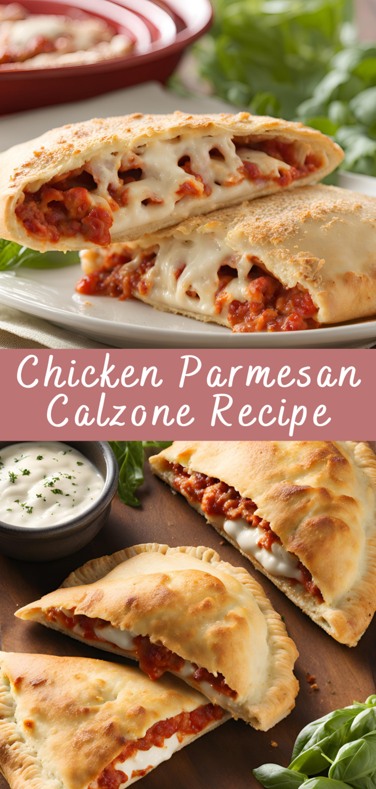 Chicken Parmesan Calzone Recipe | Cheff Recipes