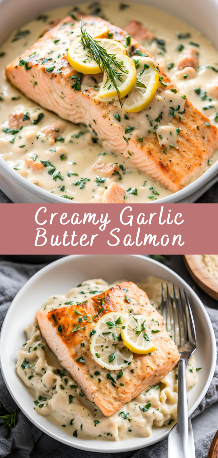 Creamy Garlic Butter Salmon Recipe | Cheff Recipes