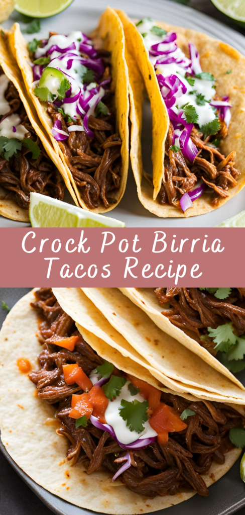 Crock Pot Birria Tacos Recipe | Cheff Recipes