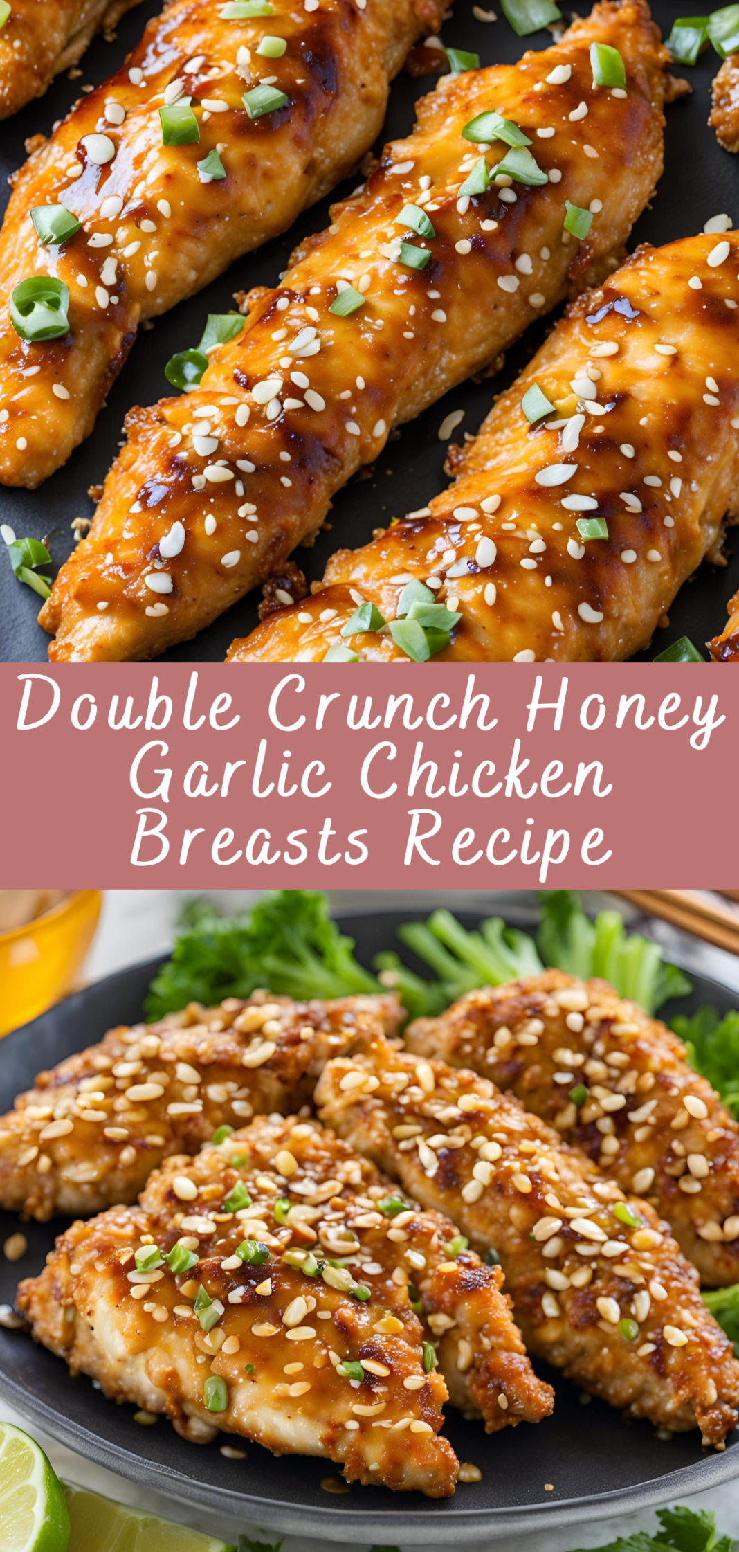 Double Crunch Honey Garlic Chicken Breasts Recipe | Cheff Recipes