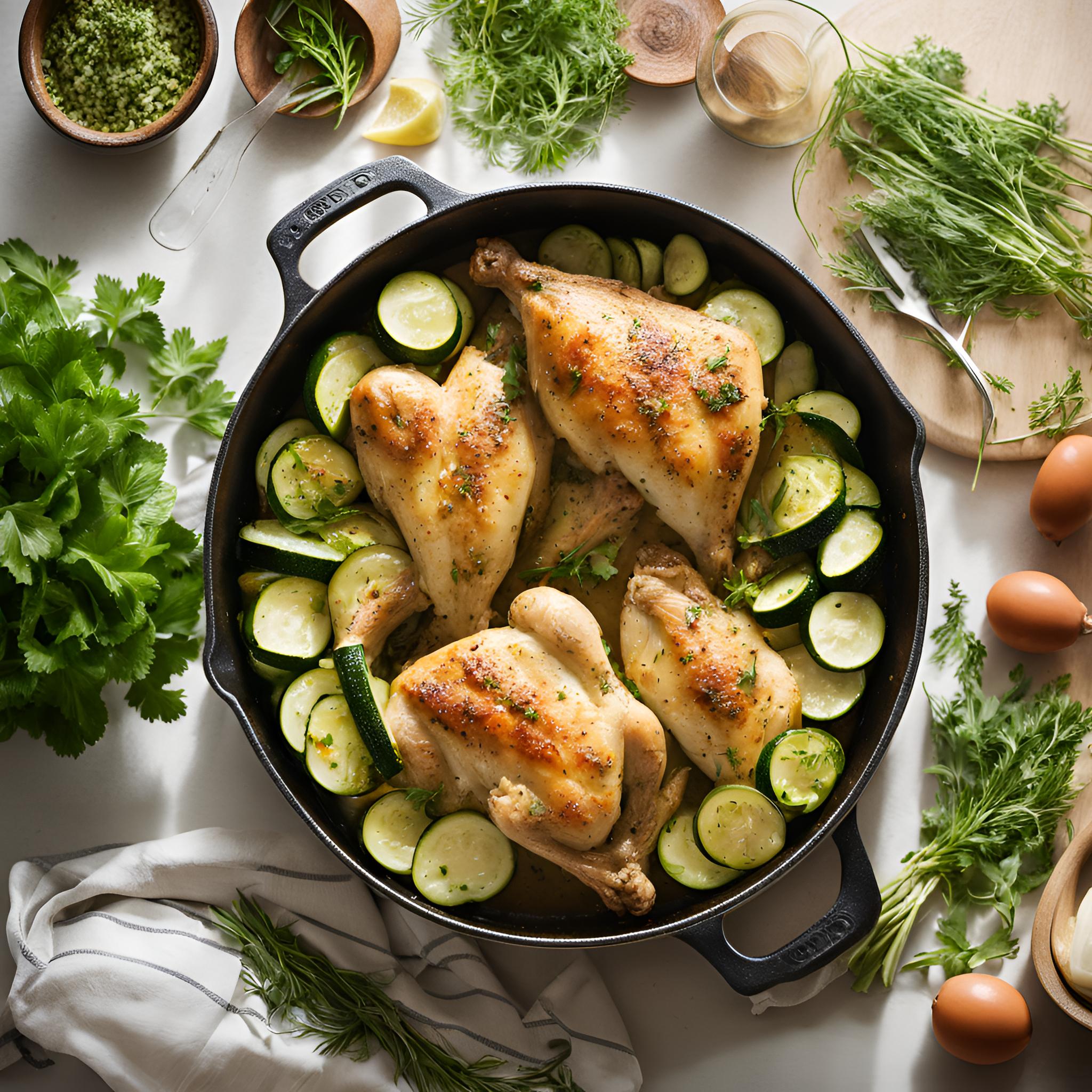 Easy Baked Chicken and Zucchini Recipe | Cheff Recipes