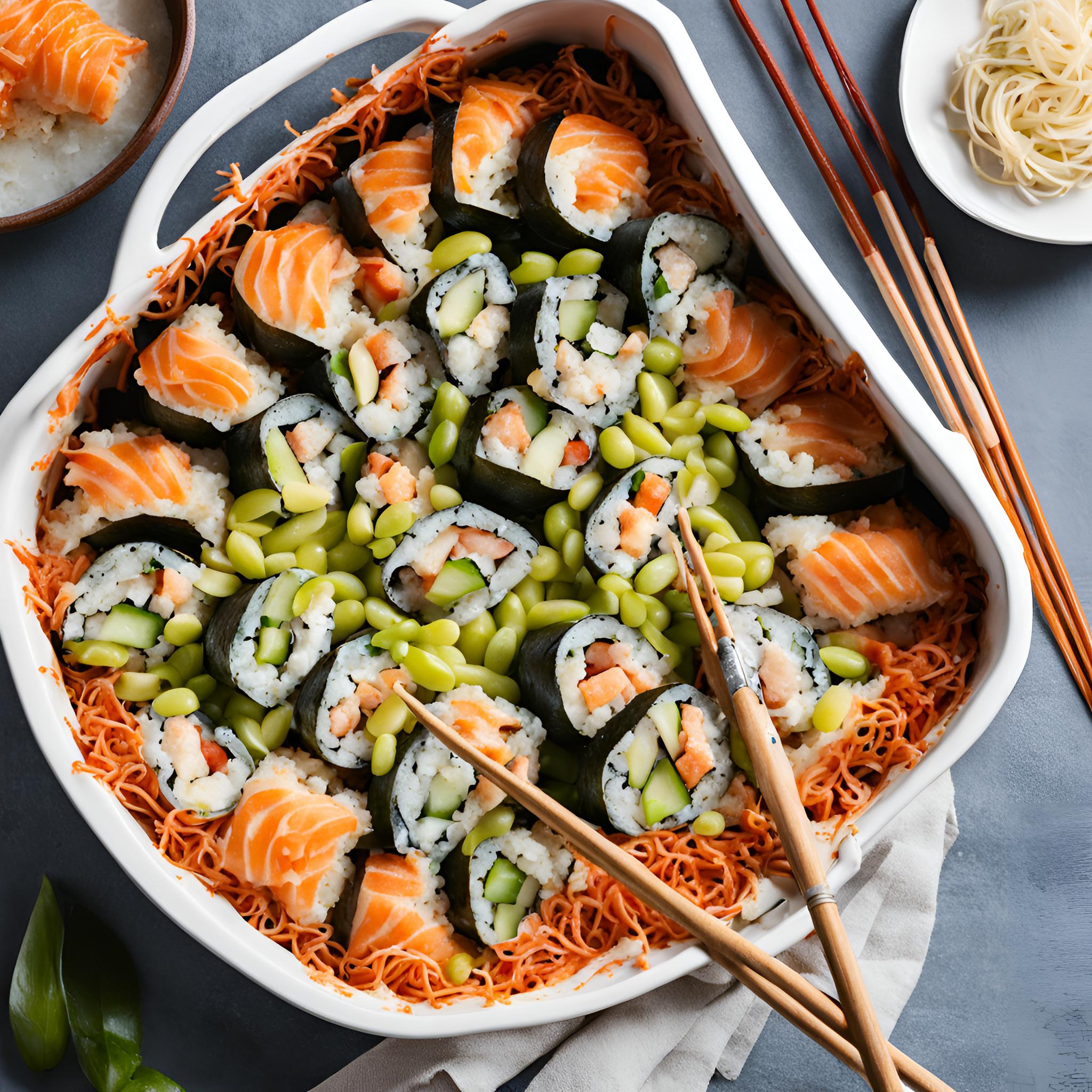 Easy Sushi Bake Recipe | Cheff Recipes