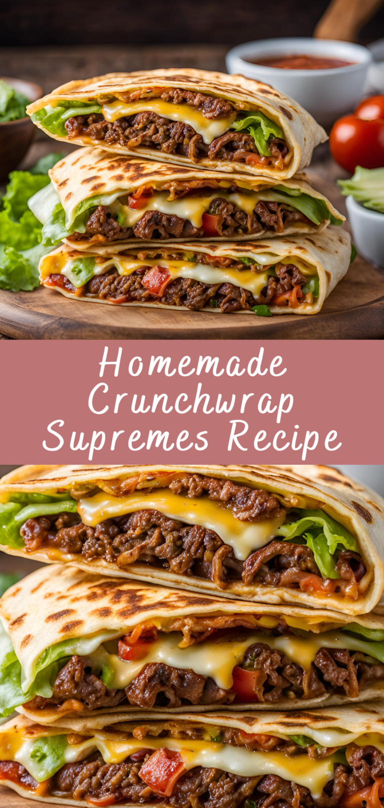Homemade Crunchwrap Supremes Recipe | Cheff Recipes
