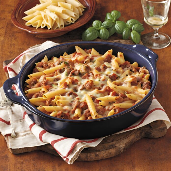 Italian Sausage Penne Casserole Recipe Cheff Recipes
