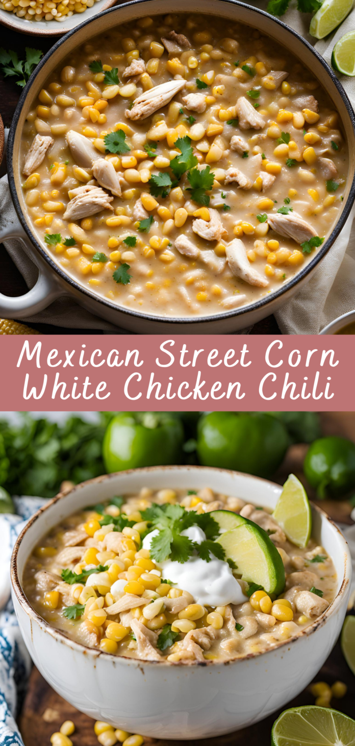 Mexican Street Corn White Chicken Chili Recipe | Cheff Recipes
