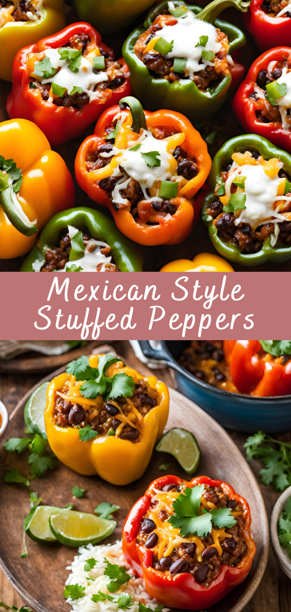 Mexican Style Stuffed Peppers Recipe | Cheff Recipes
