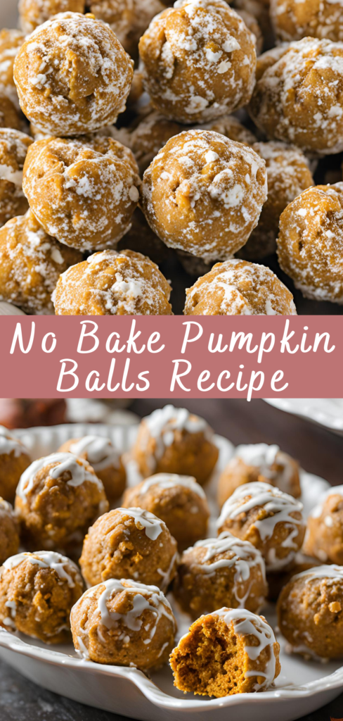 No Bake Pumpkin Balls Recipe | Cheff Recipes