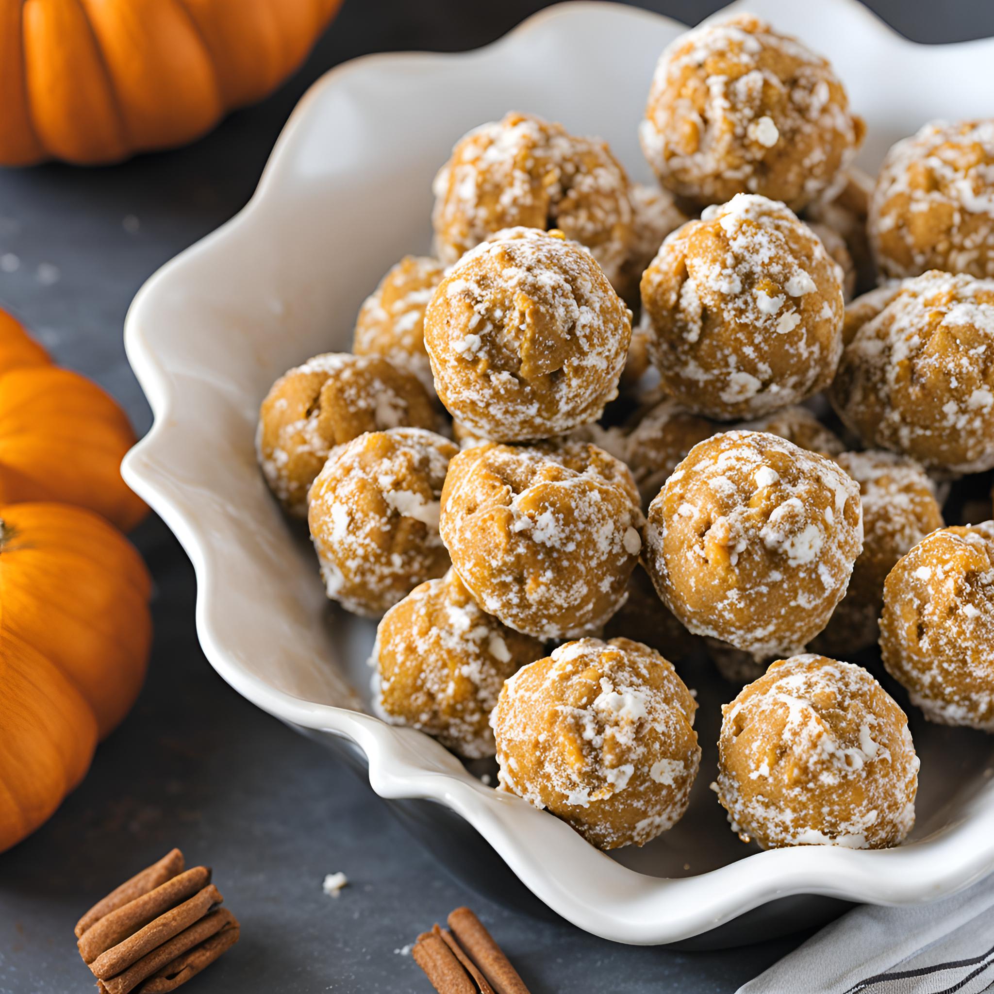 No Bake Pumpkin Balls Recipe | Cheff Recipes