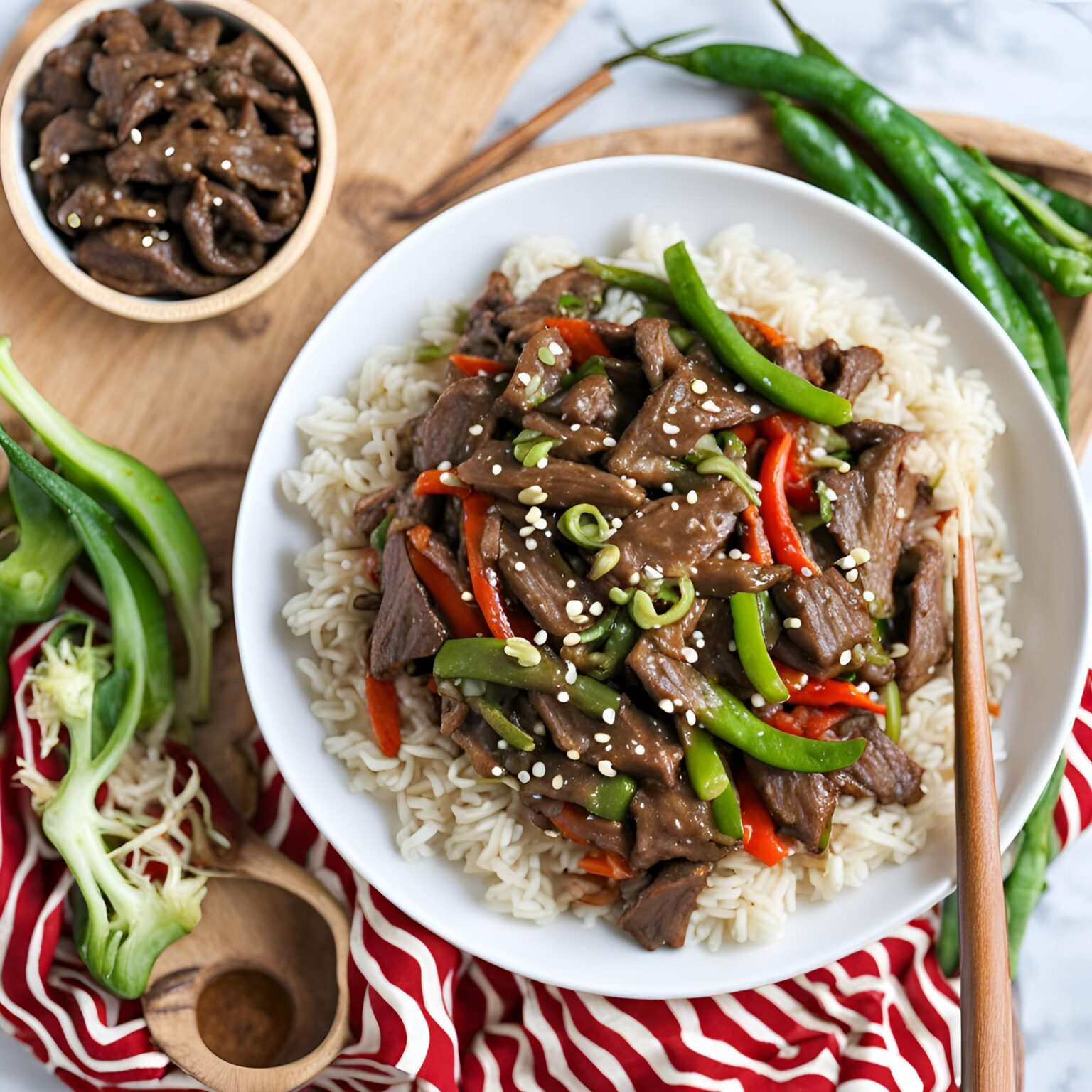 Pepper Steak Stir Fry Recipe | Cheff Recipes