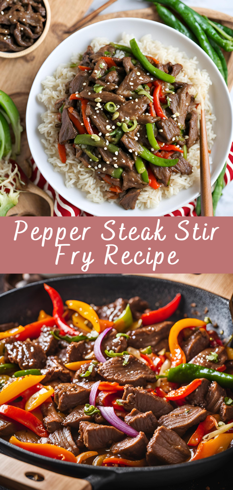 Pepper Steak Stir Fry Recipe | Cheff Recipes