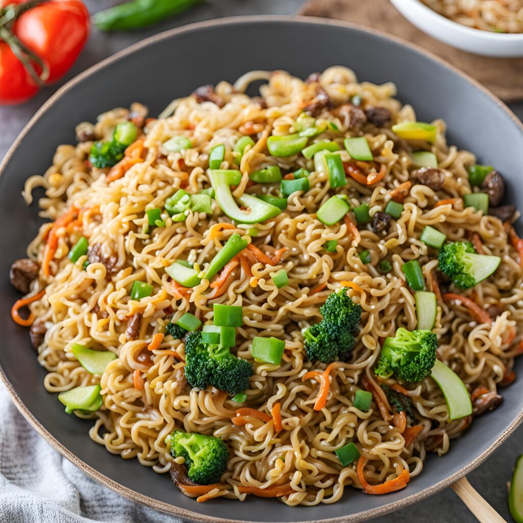 Ramen Noodles Stir Fry