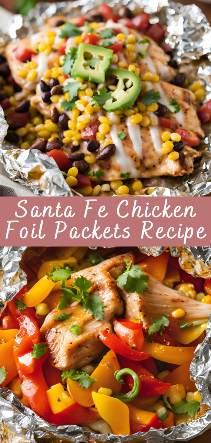 Santa Fe Chicken Foil Packets Recipe | Cheff Recipes