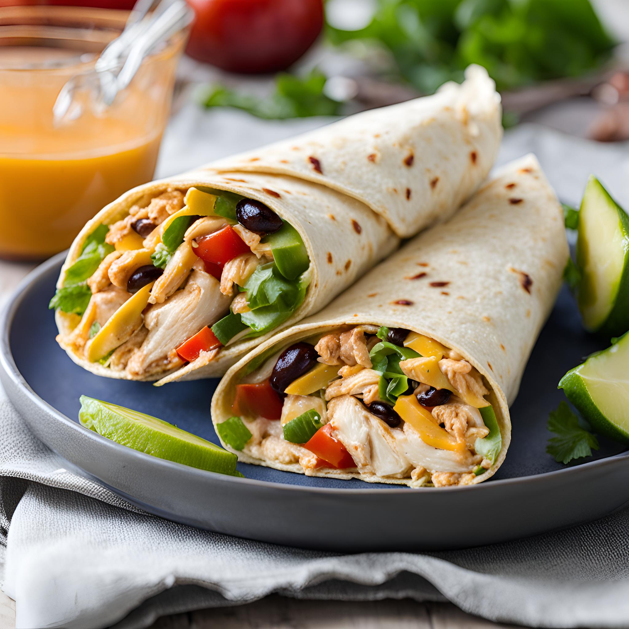 Southwest Chicken Wrap Recipe | Cheff Recipes