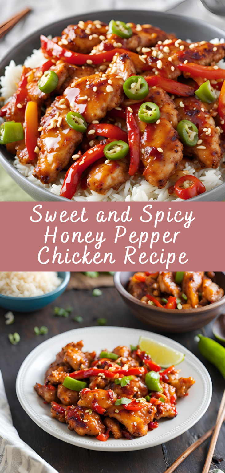 Sweet and Spicy Honey Pepper Chicken Recipe | Cheff Recipes