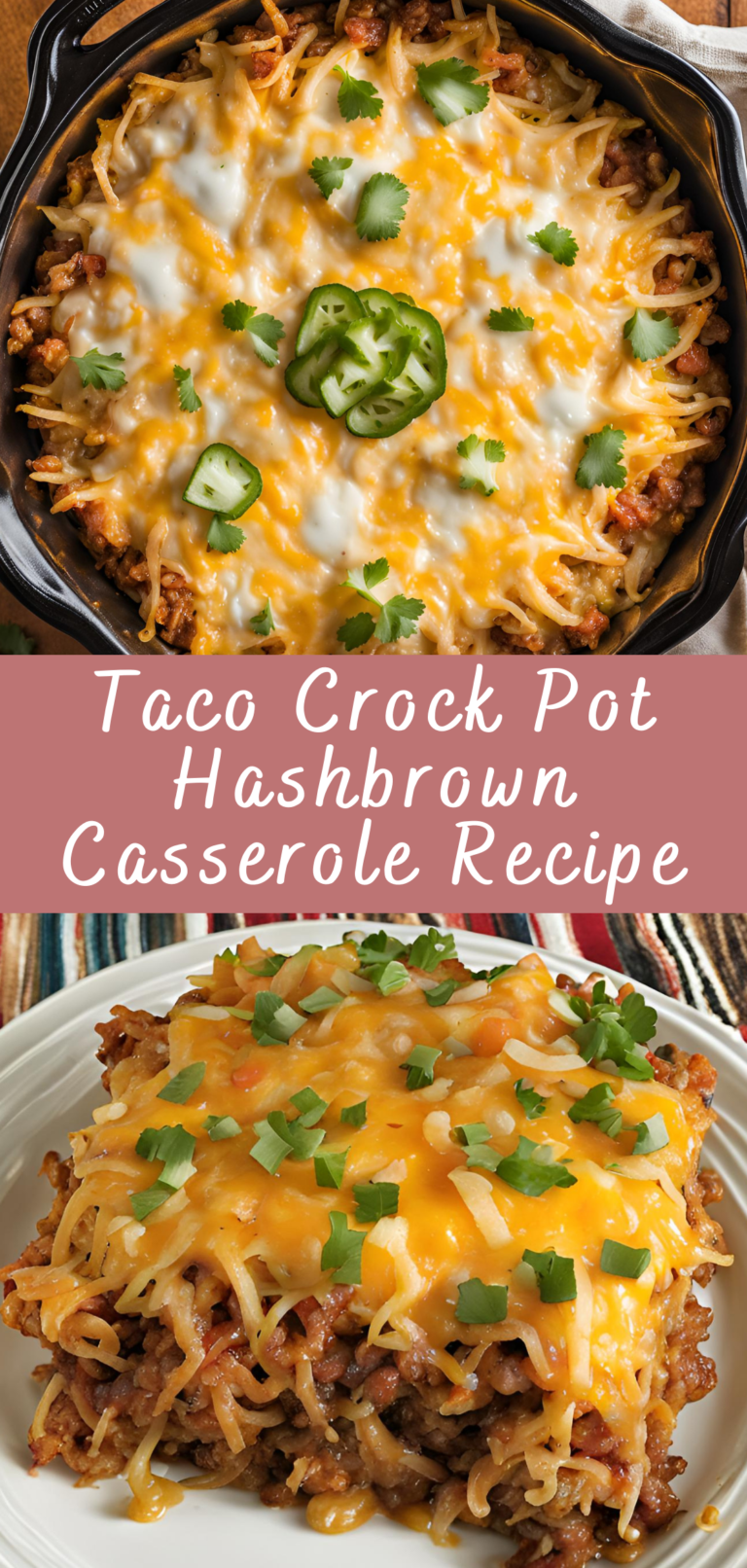 Taco Crock Pot Hashbrown Casserole Recipe | Cheff Recipes