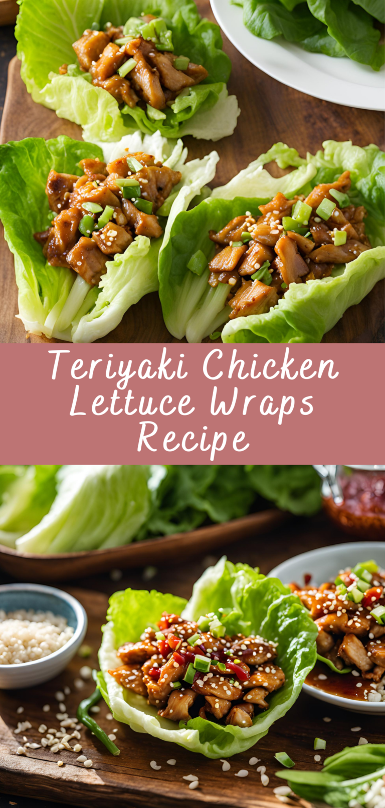 Teriyaki Chicken Lettuce Wraps Recipe | Cheff Recipes