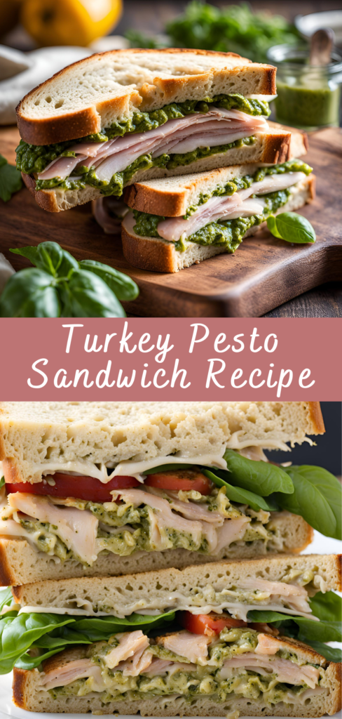 Turkey Pesto Sandwich Recipe | Cheff Recipes