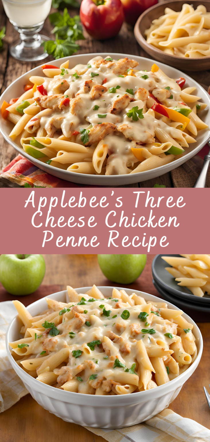 Applebee’s Three Cheese Chicken Penne Recipe | Cheff Recipes