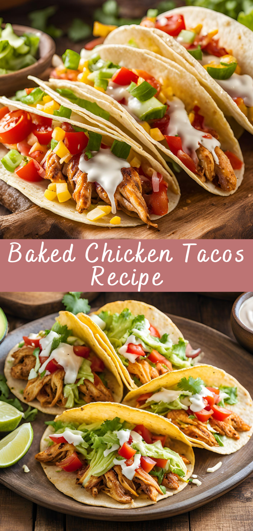 Baked Chicken Tacos Recipe | Cheff Recipes