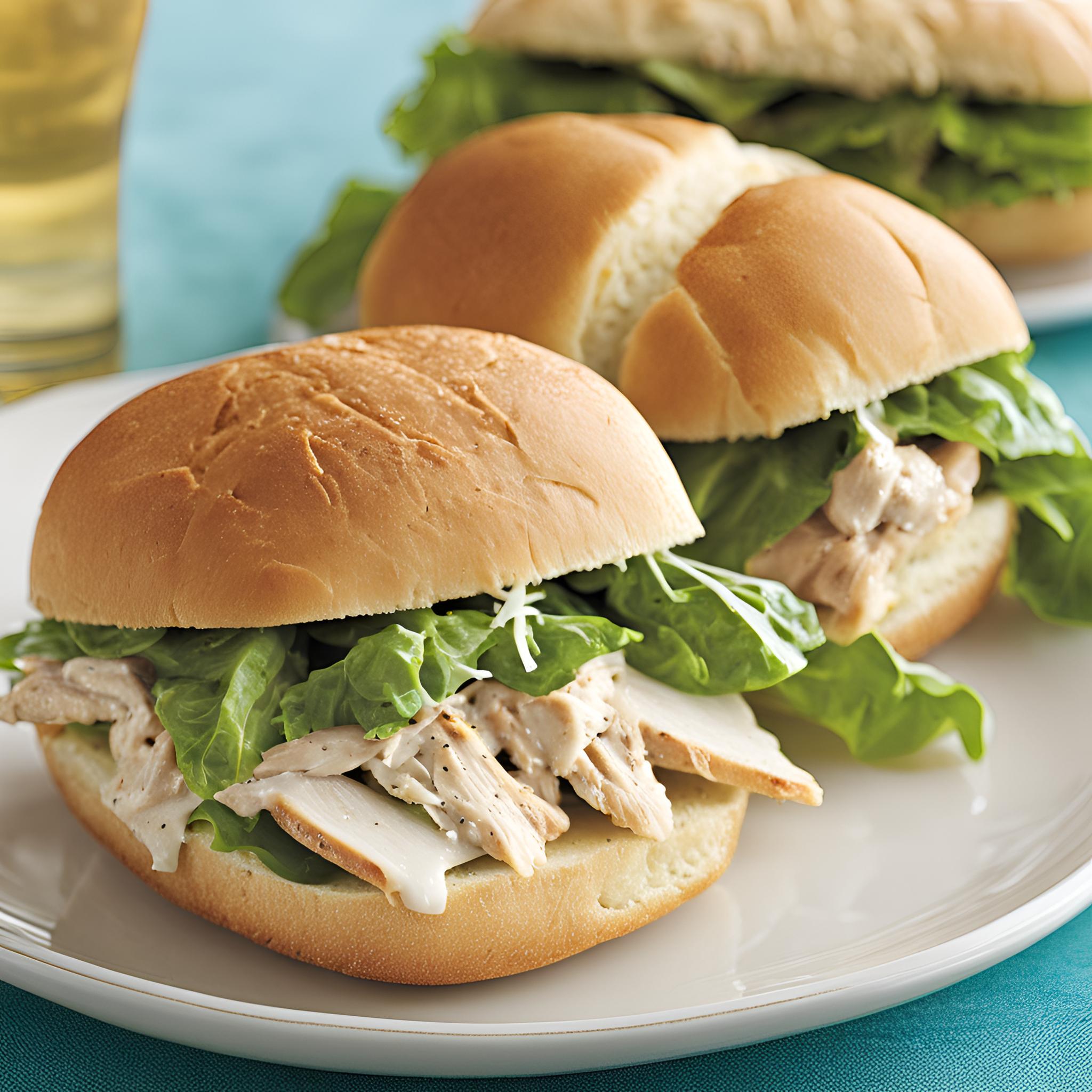 Chicken Caesar Sandwiches Recipe | Cheff Recipes