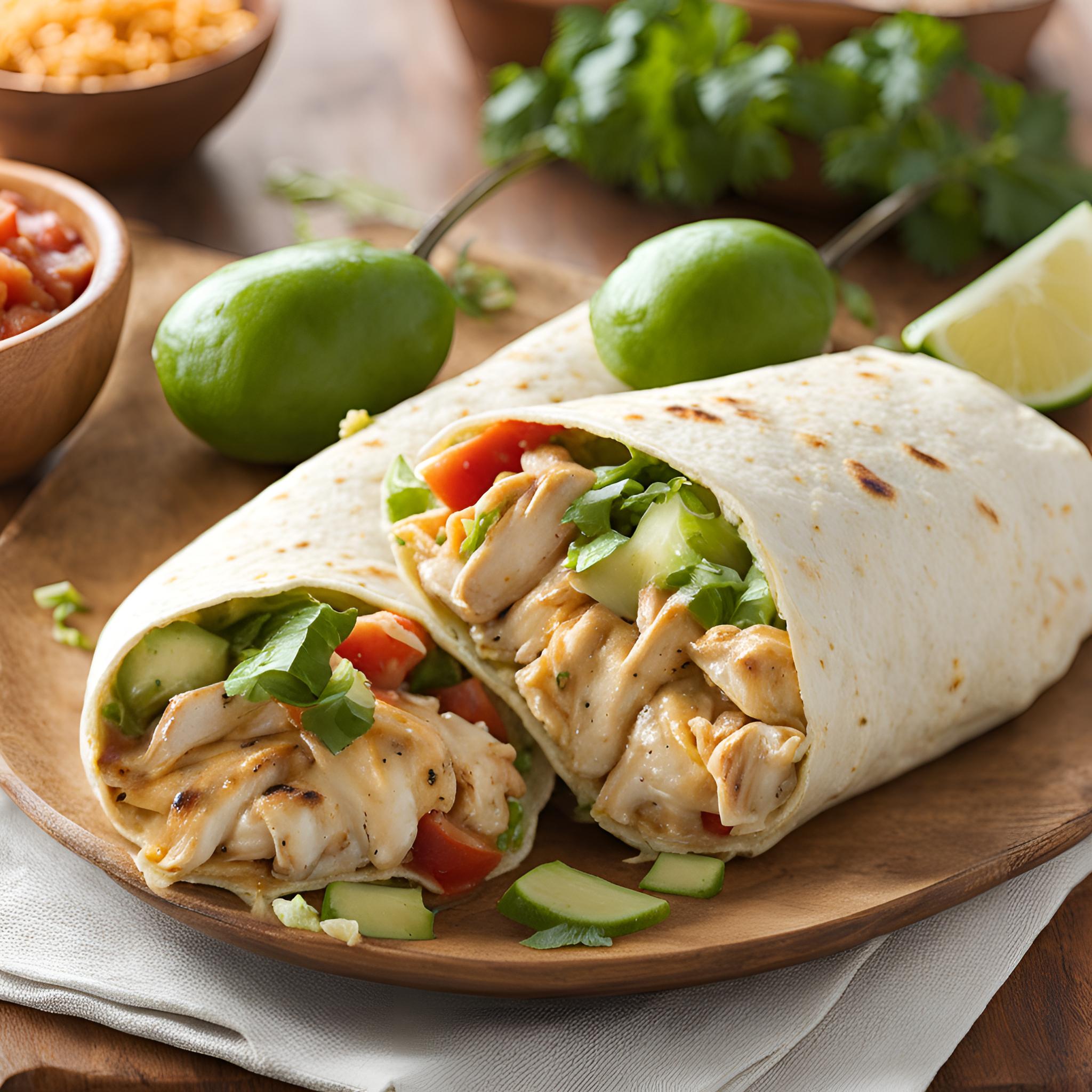 Chipotle Ranch Grilled Chicken Burritos Recipe | Cheff Recipes