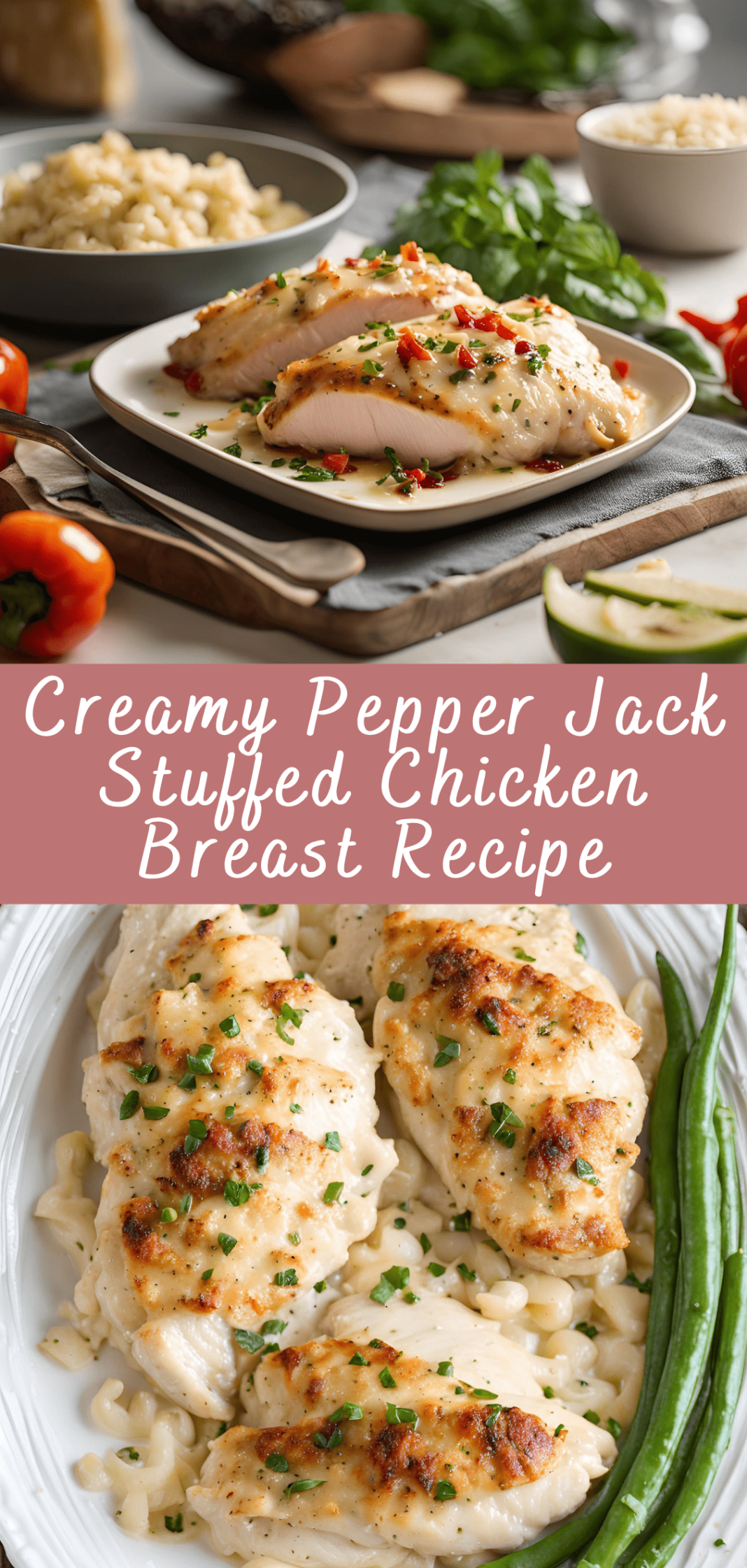 Creamy Pepper Jack Stuffed Chicken Breast Recipe | Cheff Recipes