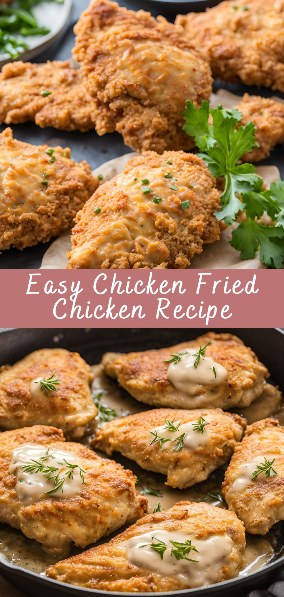 Easy Chicken Fried Chicken Recipe | Cheff Recipes