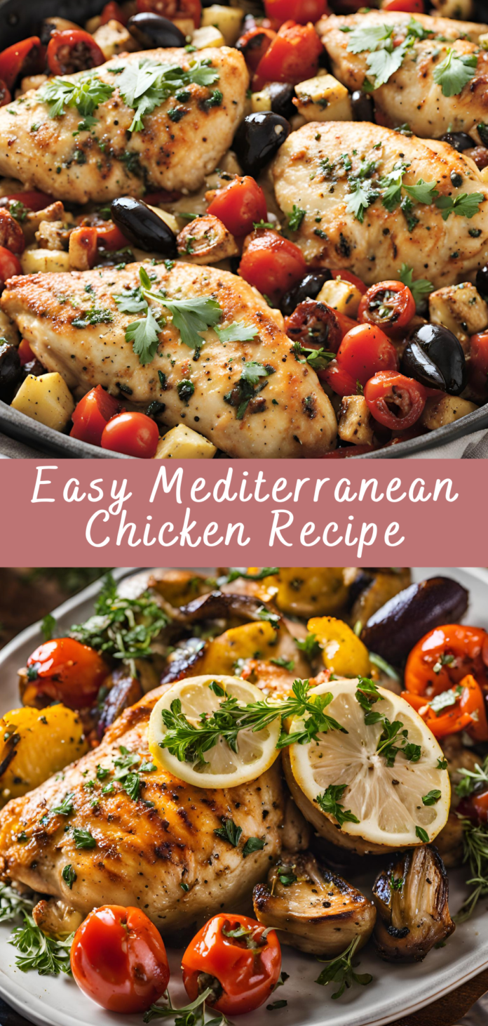 Easy Mediterranean Chicken Recipe | Cheff Recipes