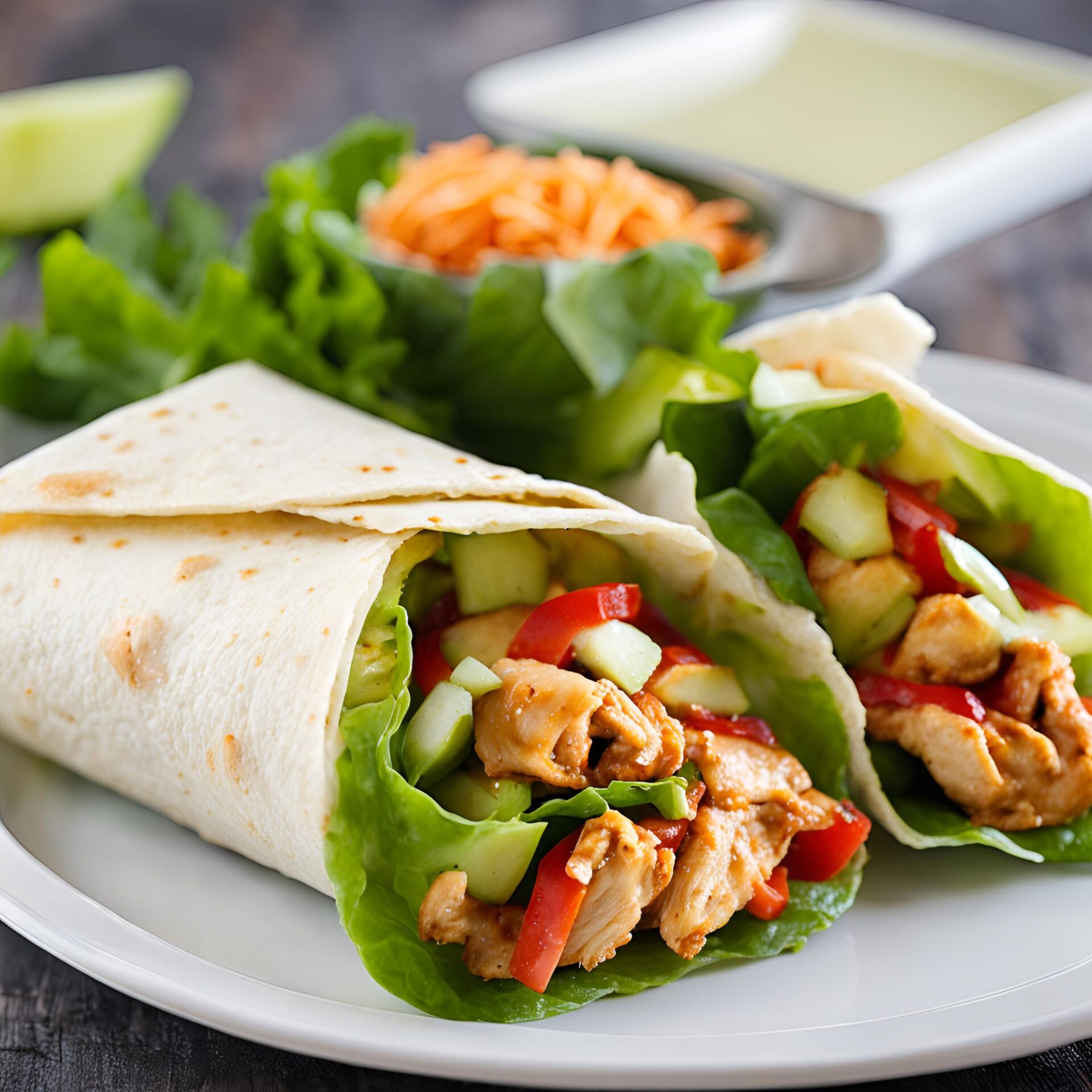 Firecracker Chicken Wraps Recipe | Cheff Recipes