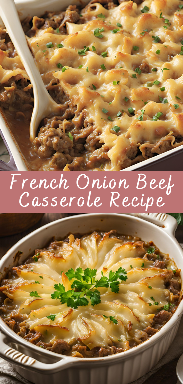 French Onion Beef Casserole Recipe | Cheff Recipes