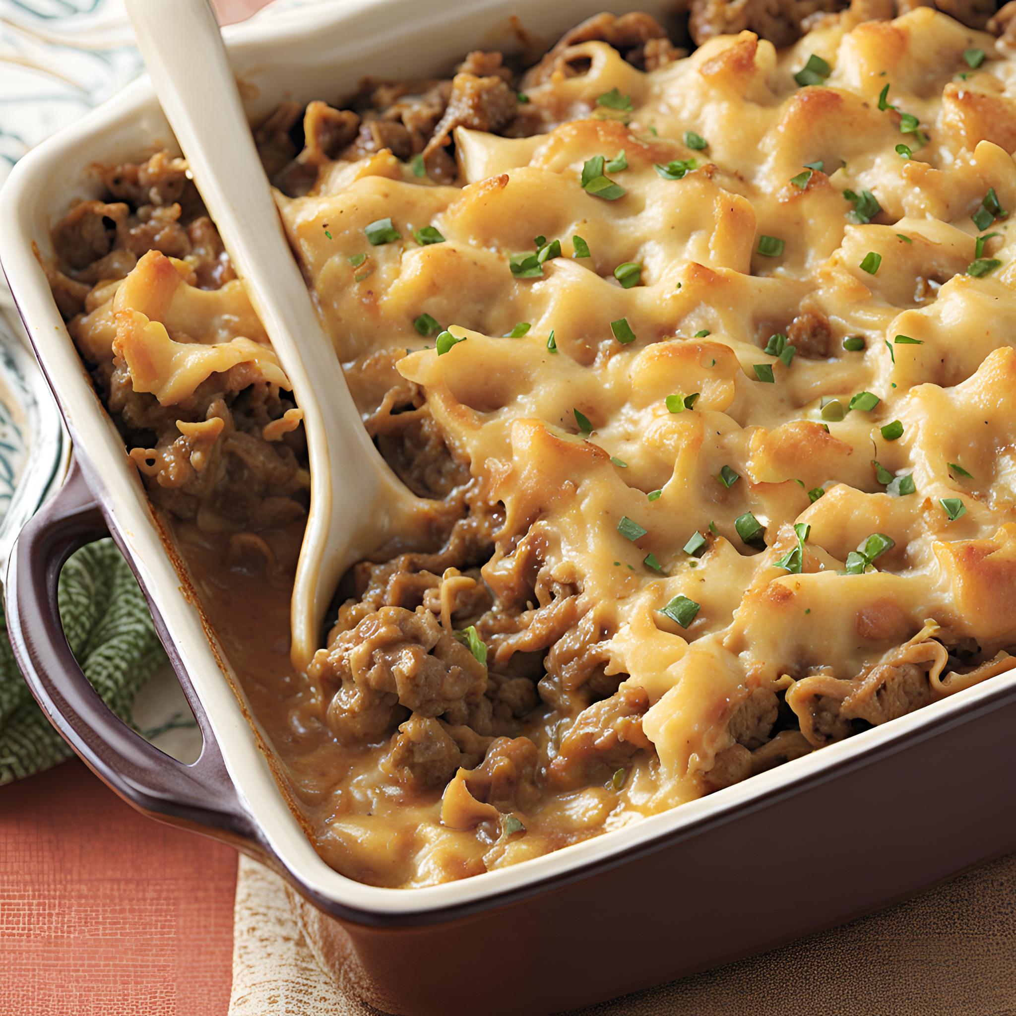 French Onion Beef Casserole