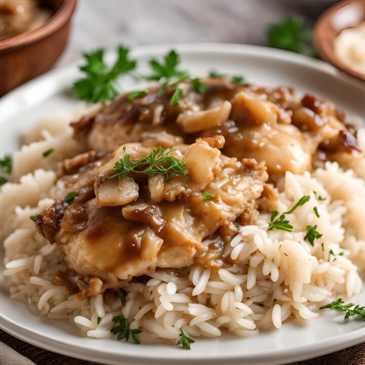 French Onion Chicken & Rice Recipe | Cheff Recipes