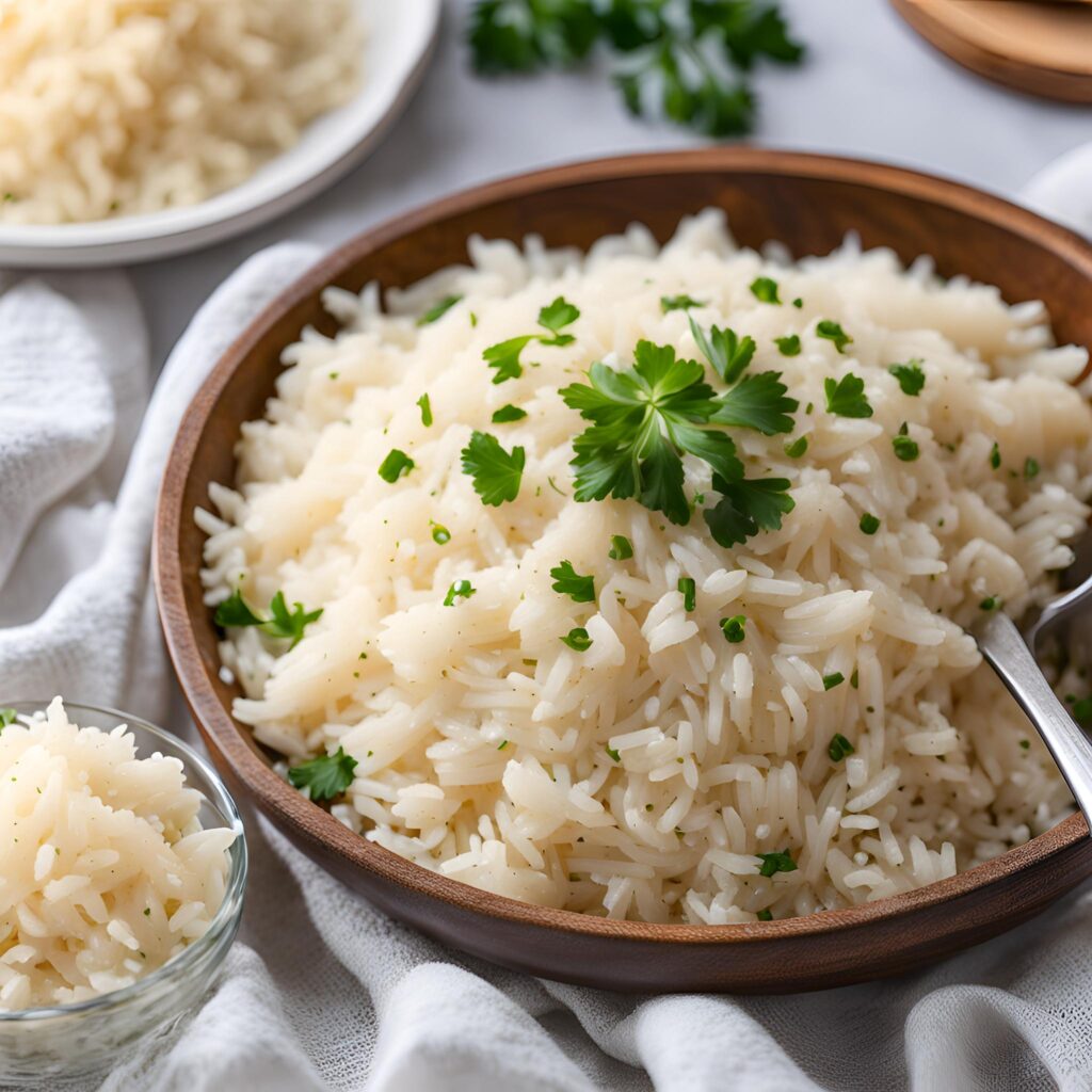 Garlic Parmesan Rice Recipe | Cheff Recipes