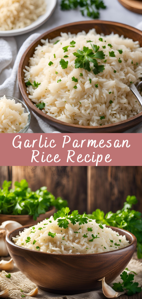 Garlic Parmesan Rice Recipe | Cheff Recipes