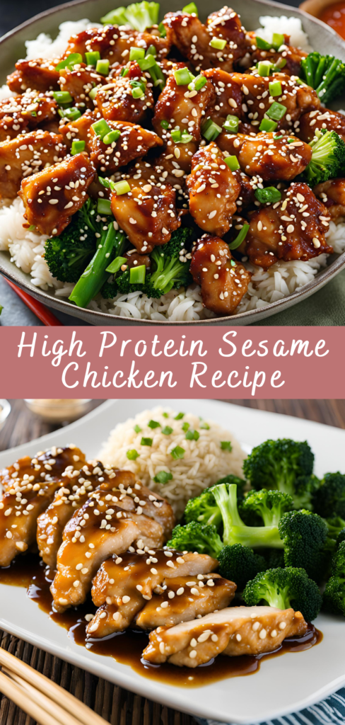 High Protein Sesame Chicken Recipe | Cheff Recipes
