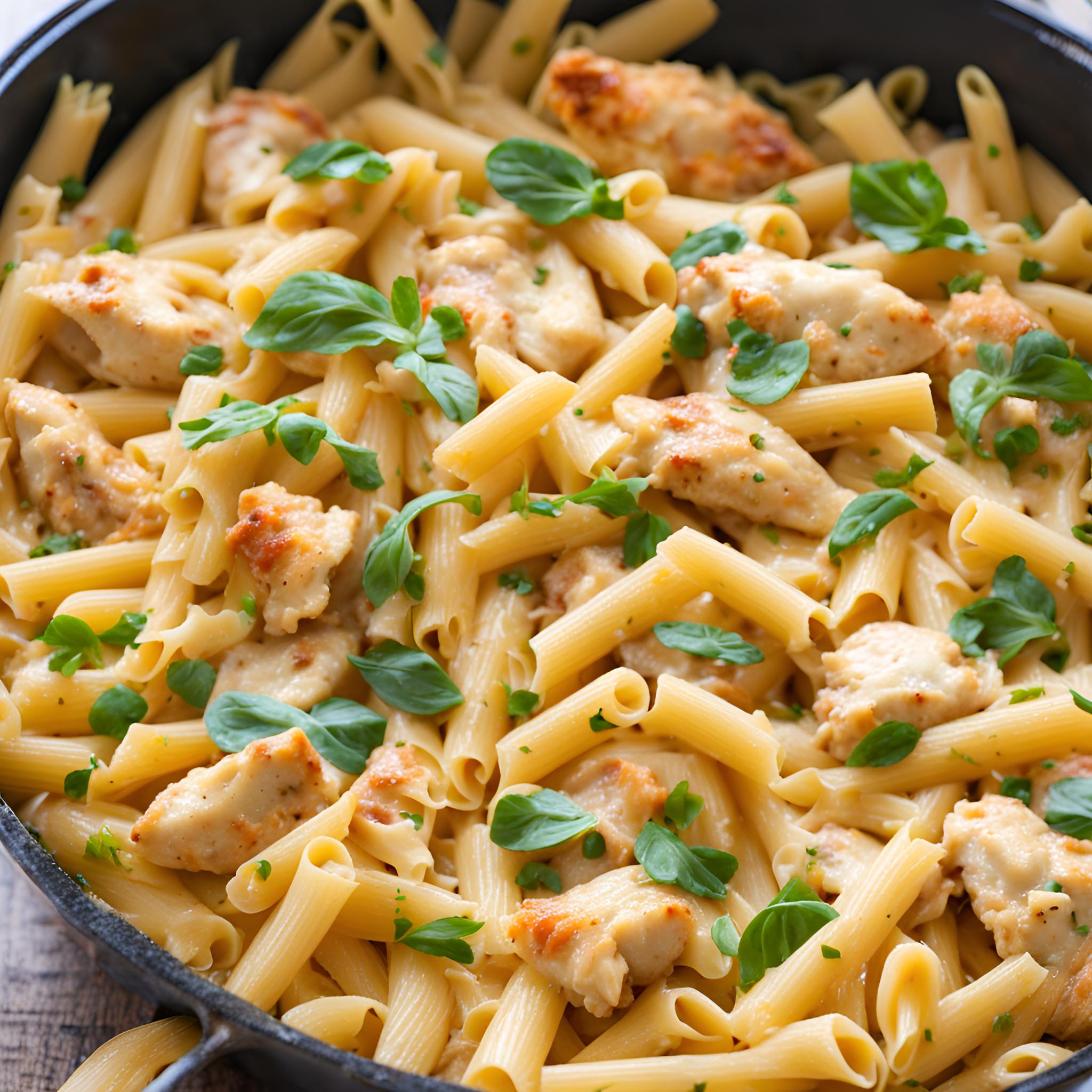One Pot Cheesy Chicken Pasta Recipe | Cheff Recipes