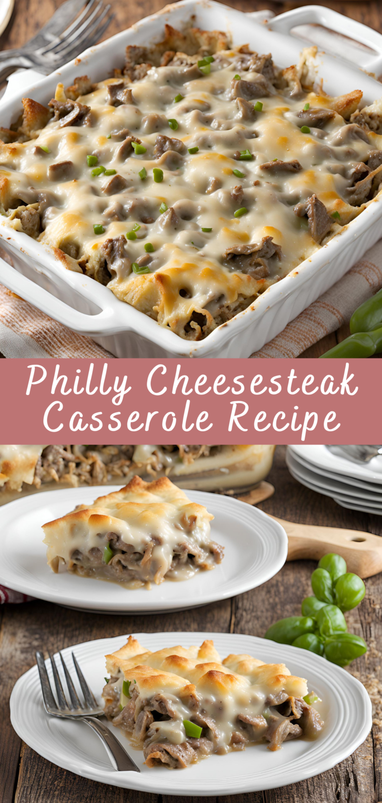 Philly Cheesesteak Casserole Recipe | Cheff Recipes
