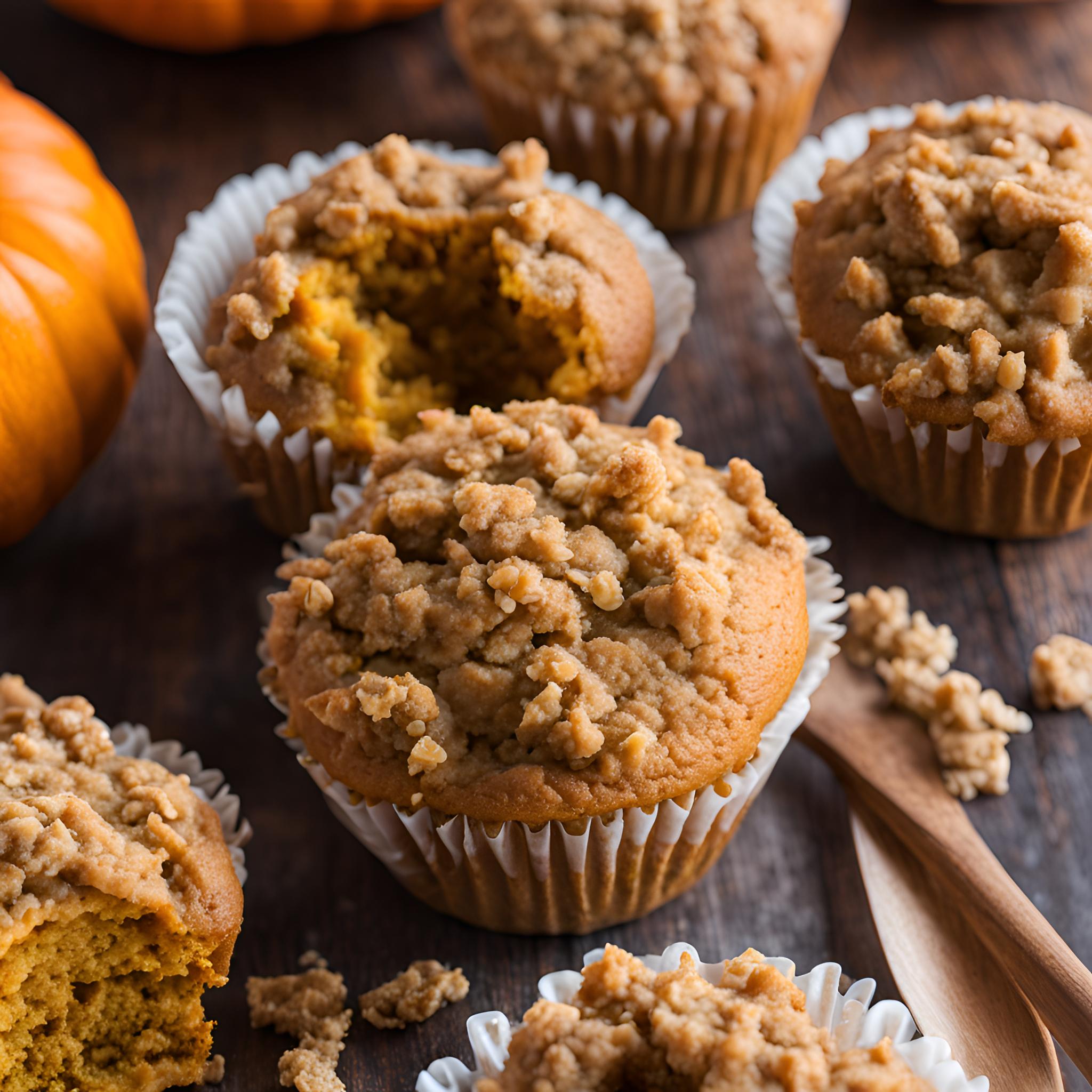 Pumpkin Streusel Muffins Recipe | Cheff Recipes
