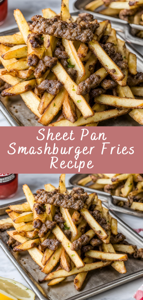 Sheet Pan Smashburger Fries Recipe | Cheff Recipes