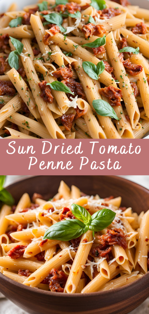 Sun Dried Tomato Penne Pasta Recipe | Cheff Recipes
